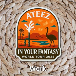 Ateez “into Your Fantasy” World Tour Stickers - Fantasy Collection ...