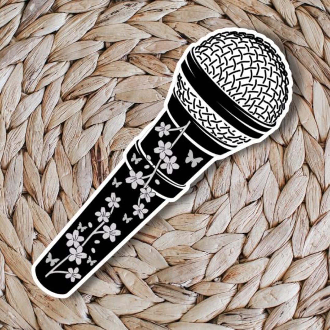 Agustd D-day Microphone Sticker - Etsy