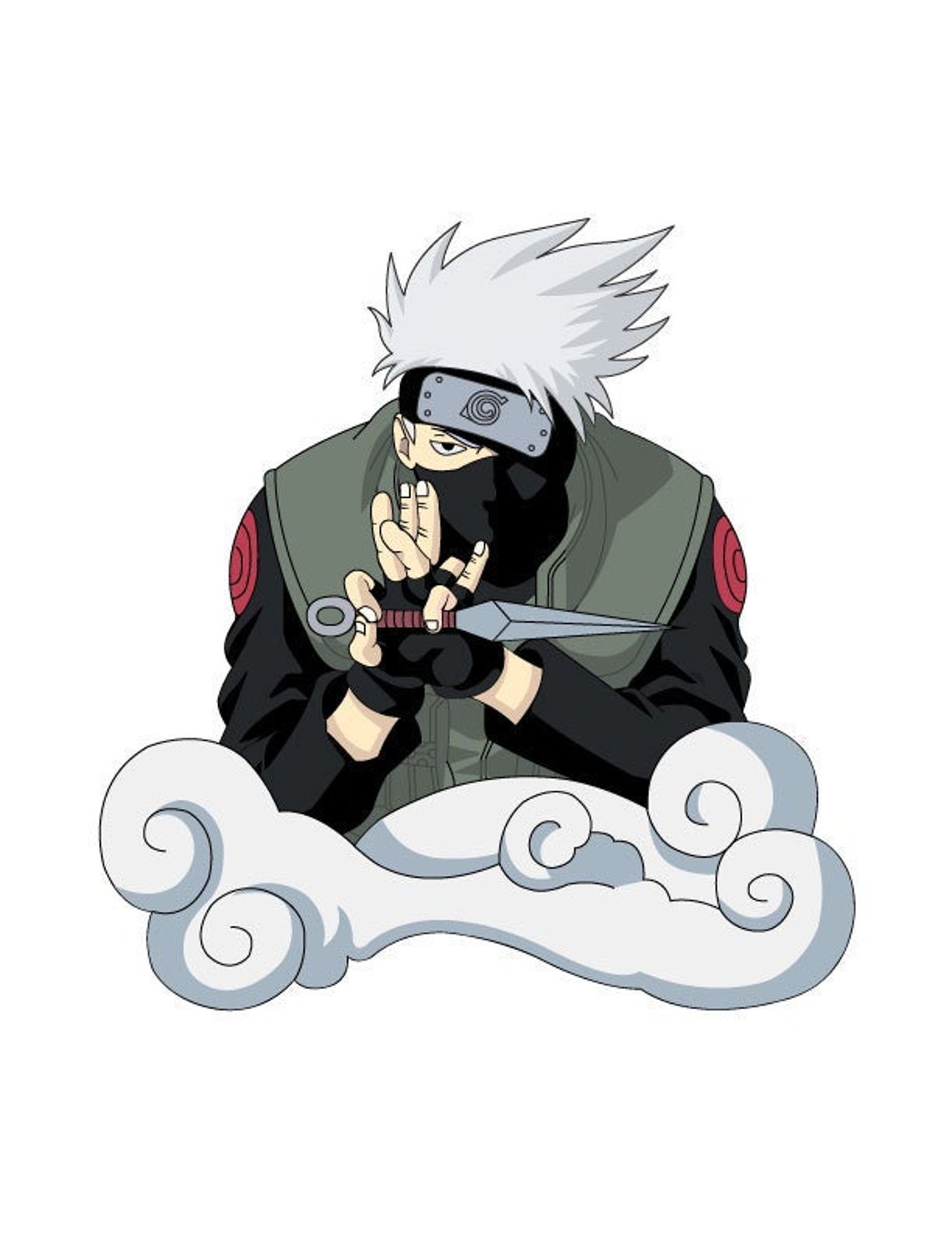 Kakashi Hatake Vector Jpeg | Etsy Hong Kong