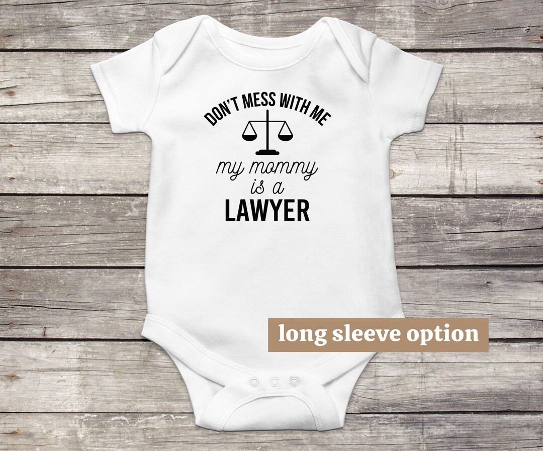 Lawyer Baby Bodysuit, Mommy is A Lawyer, Attorney Baby Clothes, Funny ...
