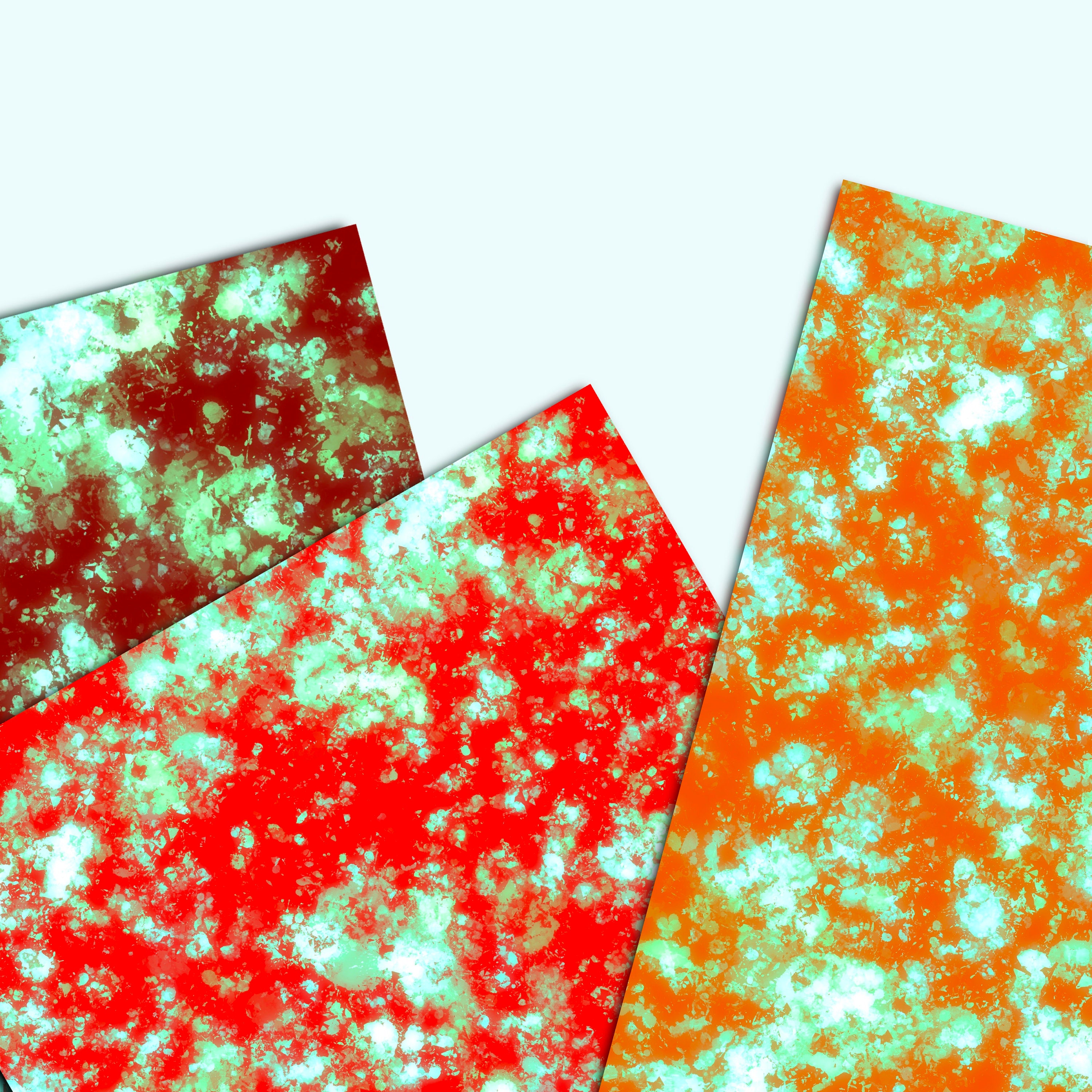 RADIOACTIVE Digital Paper | Glowing Paper, Green Splatter, Slime Paper ...