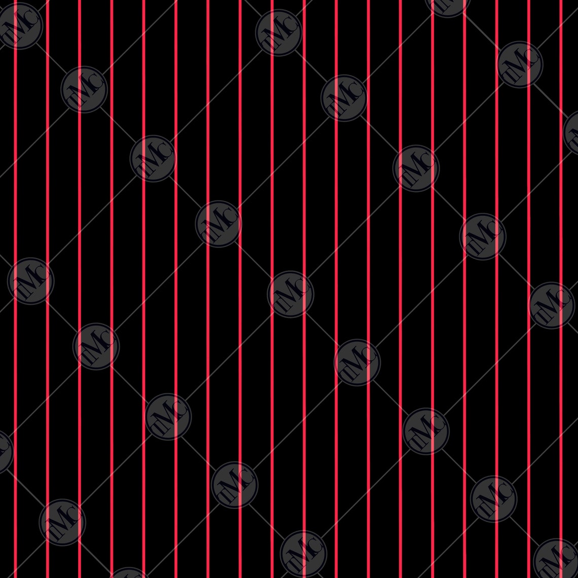 SEAMLESS Pinstripes Digital Paper Pack! Colored Pinstripes on Black ...
