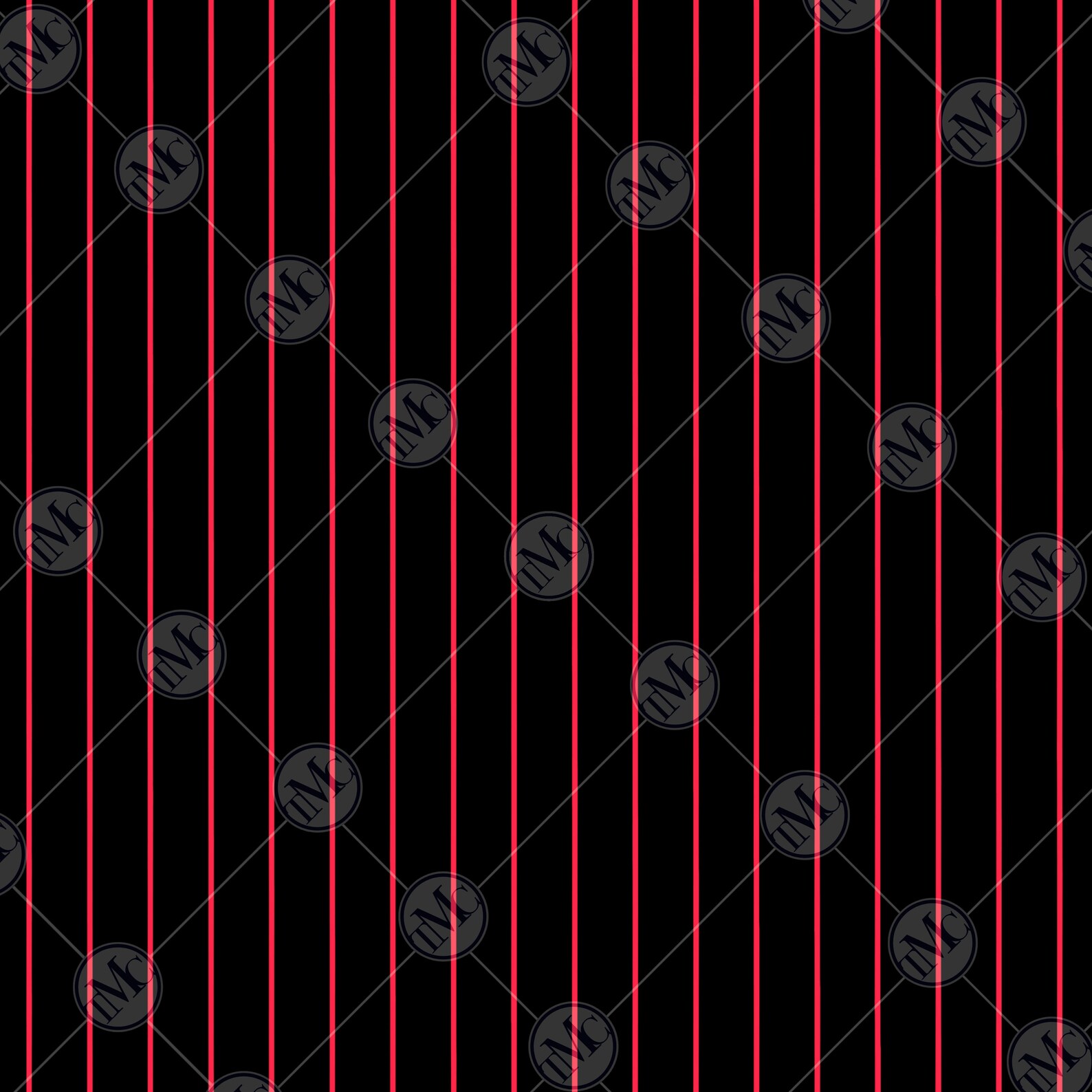 SEAMLESS Pinstripes Digital Paper Pack! Colored Pinstripes on Black ...