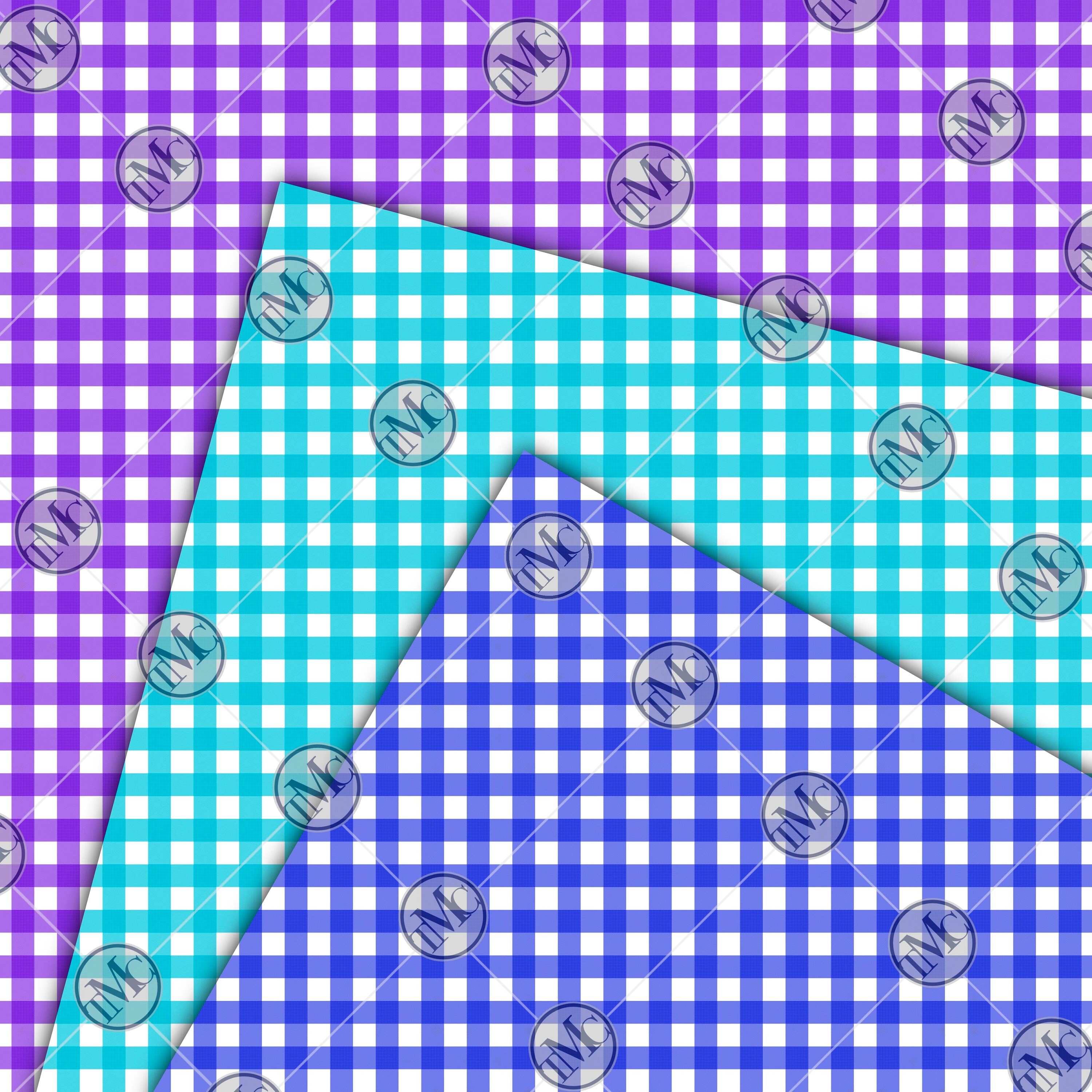 SEAMLESS Bright Plaid Digital Scrapbook Paper in Rainbow Colors - Etsy