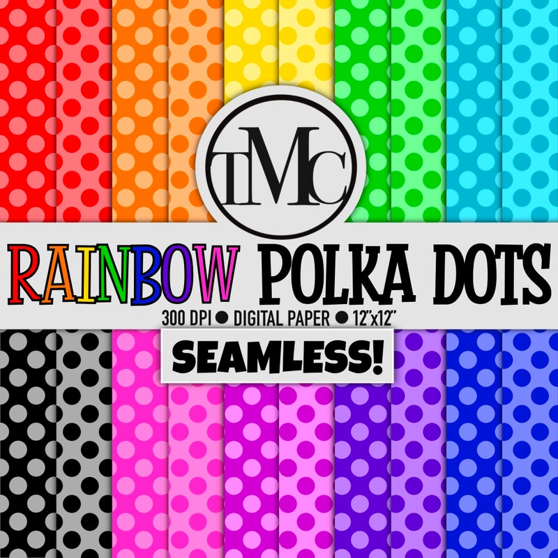 Polka Dot Paper - Etsy