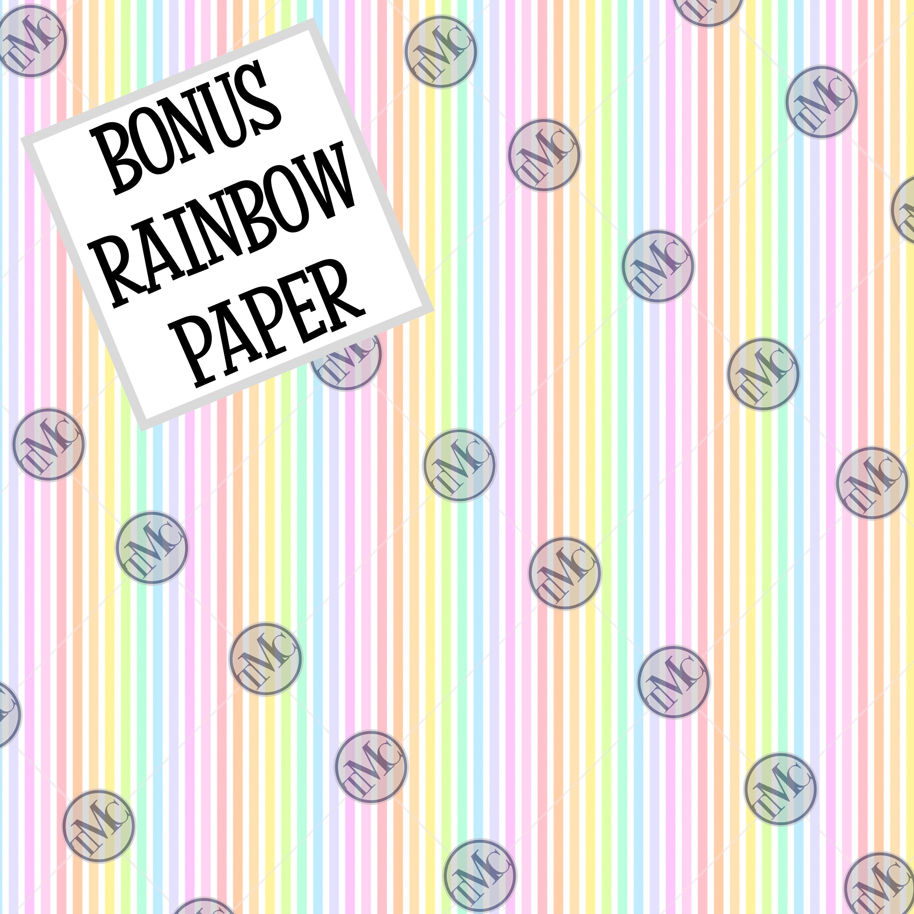 Seamless Pastel Stripes Digital Paper – 12x12 Scrapbook Background ...