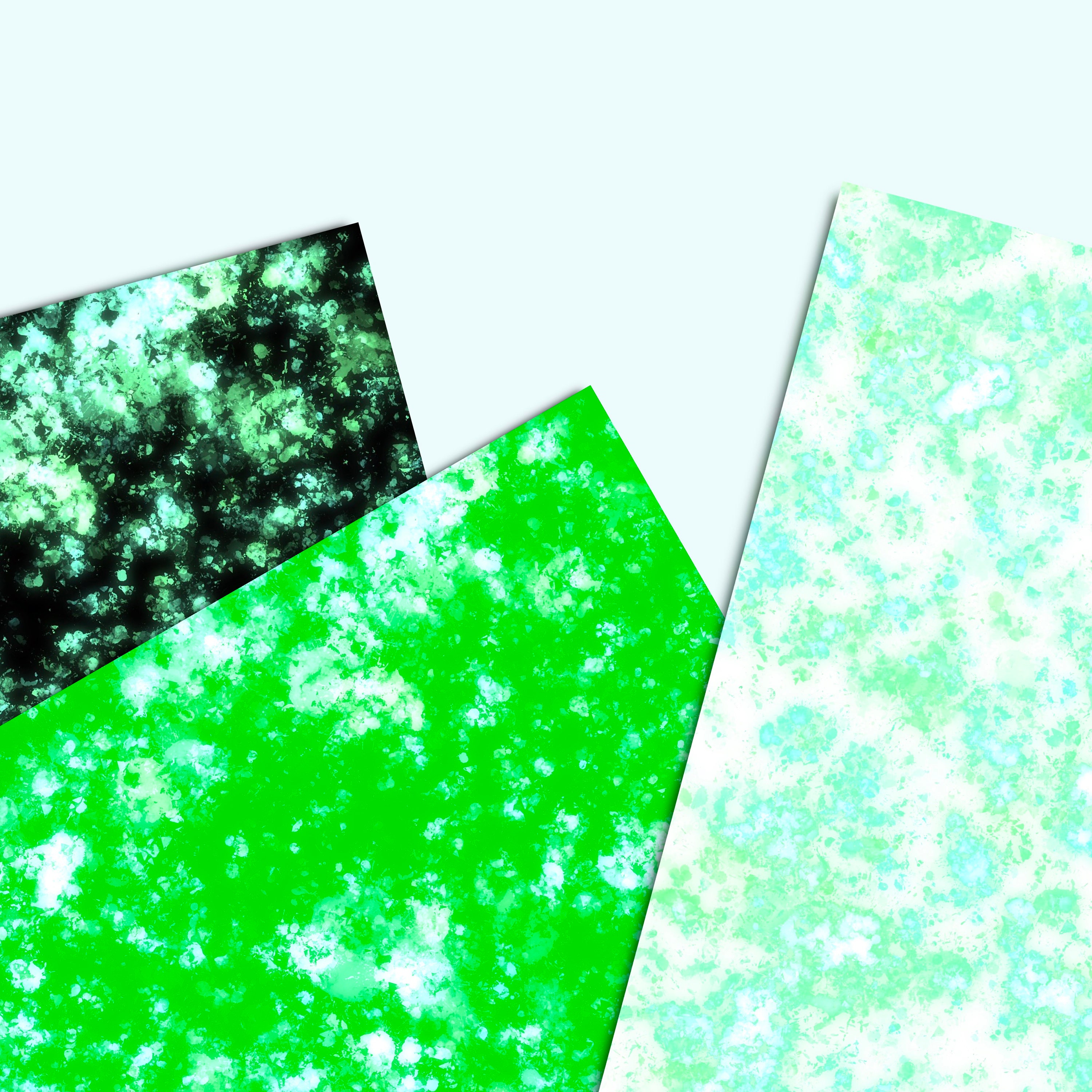 RADIOACTIVE Digital Paper | Glowing Paper, Green Splatter, Slime Paper ...