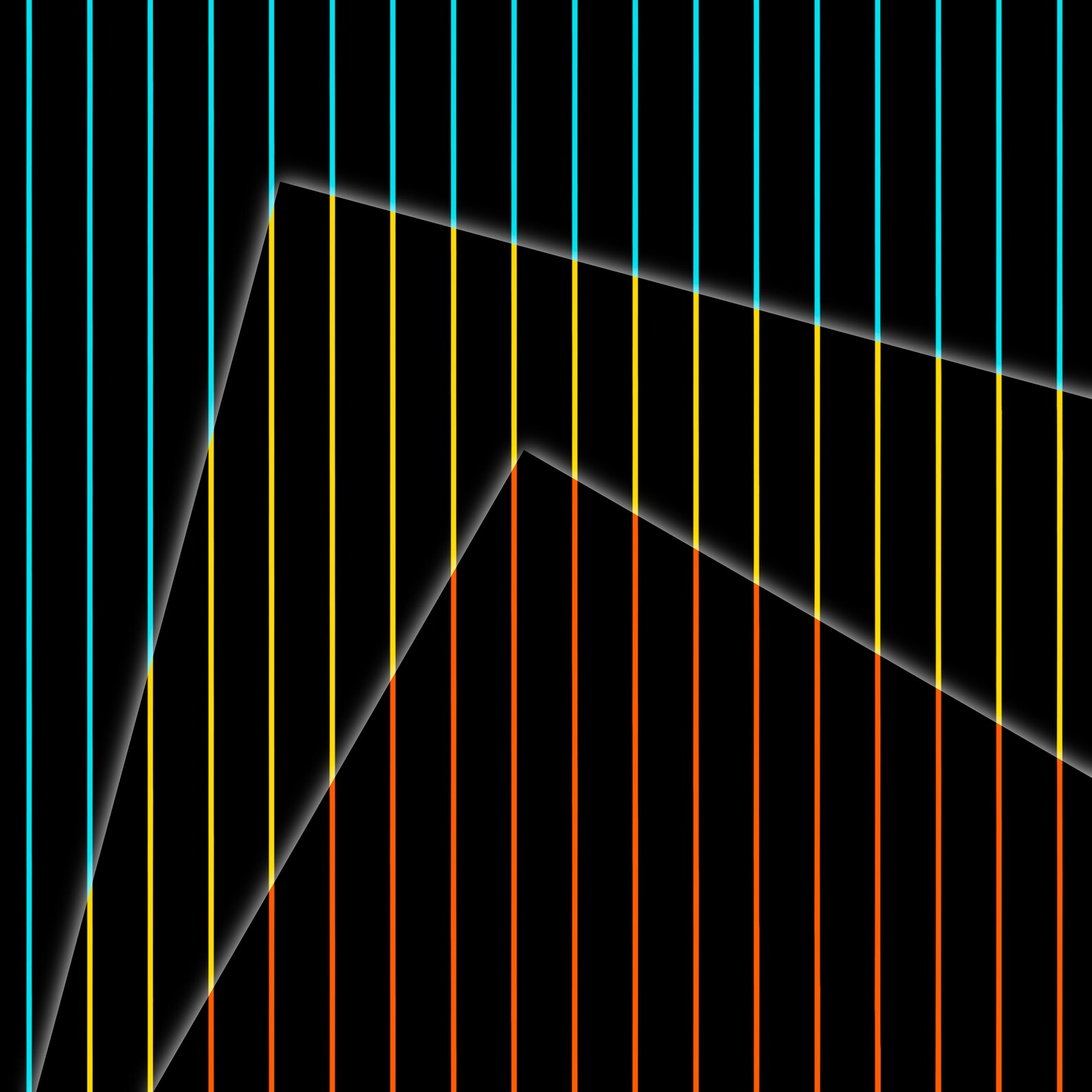 SEAMLESS Pinstripes Digital Paper Pack! Colored Pinstripes on Black ...