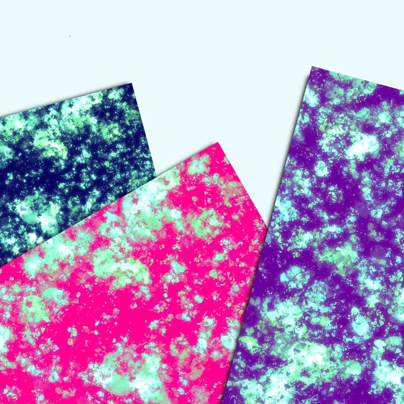 RADIOACTIVE Digital Paper | Glowing Paper, Green Splatter, Slime Paper ...