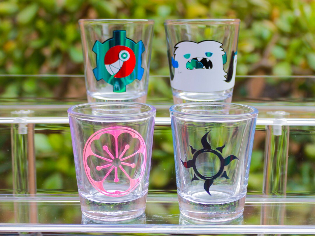 Skateboarding Anime Shot Glasses - Etsy