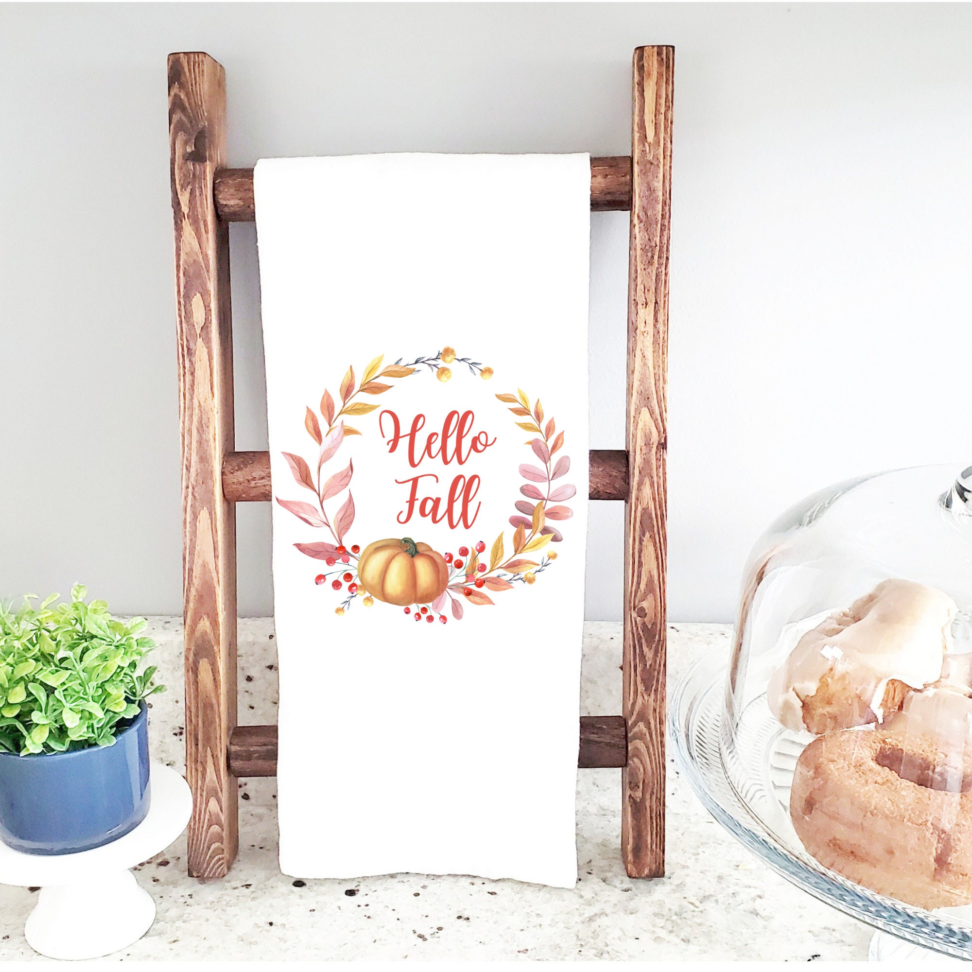 Hello Fall Wreath PNG, Fall Printable, Template for Sublimation ...