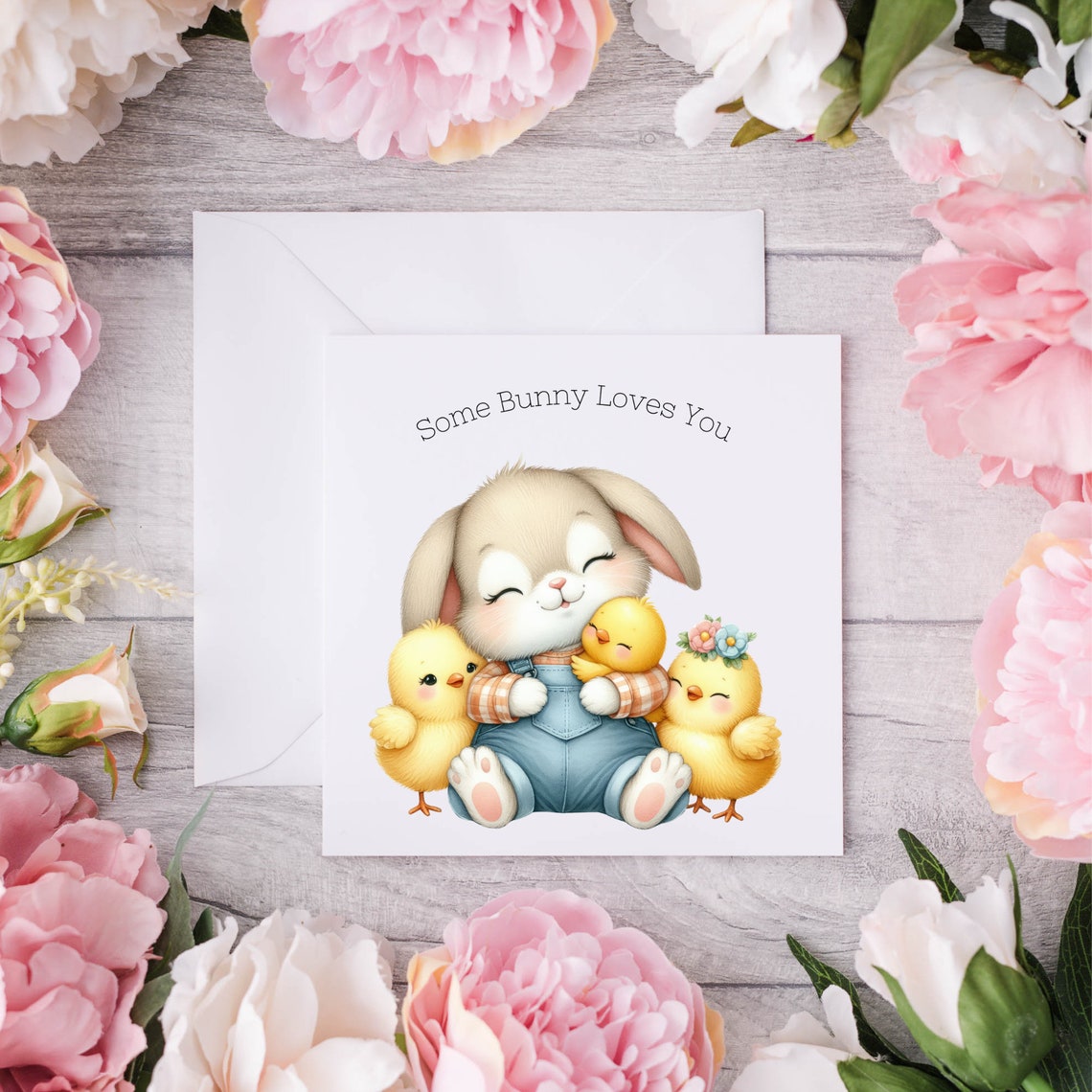 Some Bunny Loves You PNG, Instant Digital Download, Template for ...