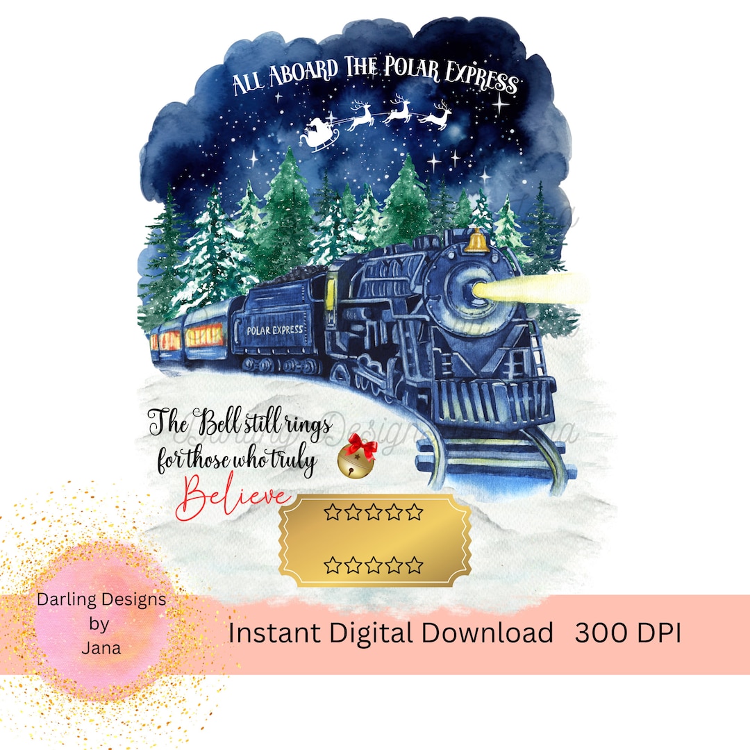 All Aboard the Polar Express PNG, the Bell Still Rings for Those Who ...