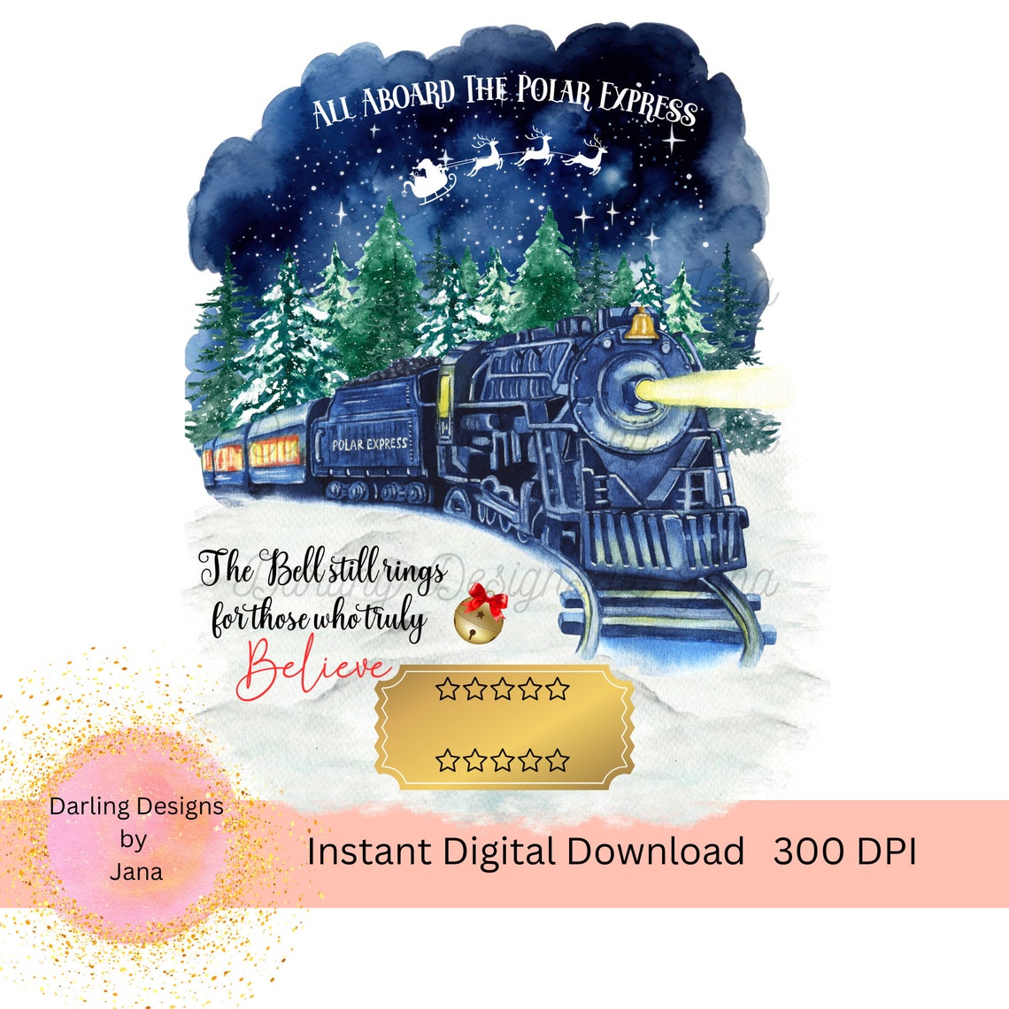 All Aboard the Polar Express PNG, the Bell Still Rings for Those Who ...