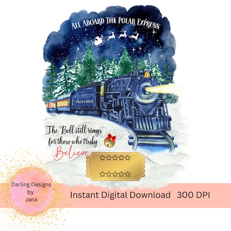 All Aboard the Polar Express PNG, the Bell Still Rings for Those Who ...