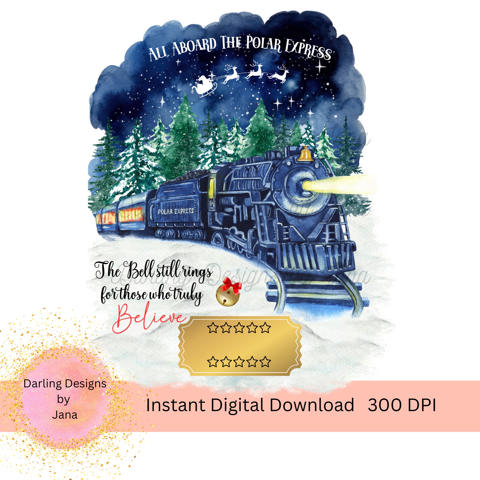 All Aboard the Polar Express PNG, the Bell Still Rings for Those Who ...