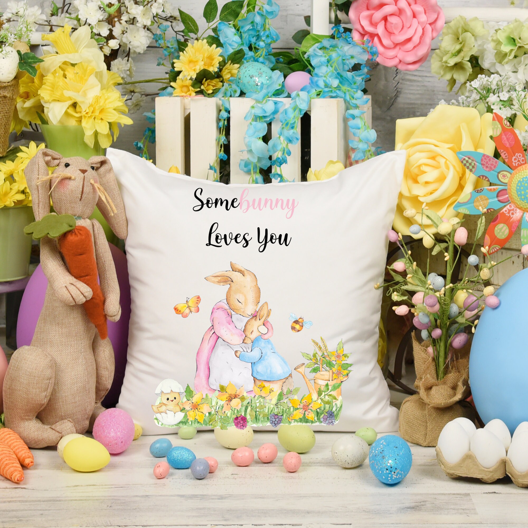 Somebunny Loves You PNG, Easter Printable, Spring Printable, Flopsy ...