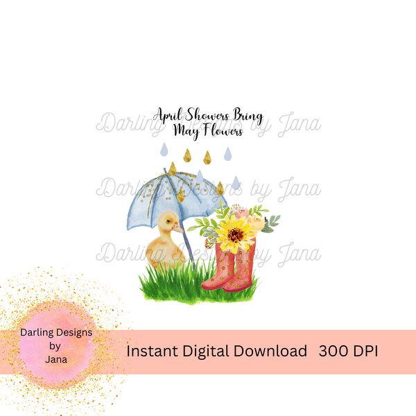 April Showers - Etsy