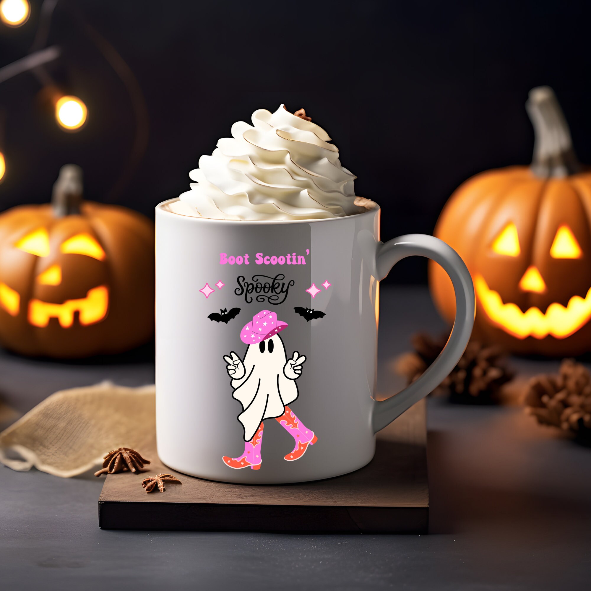 Boot Scootin' Spooky, Retro PNG, Halloween Printable, Instant Digital ...