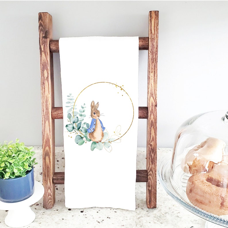 Peter Rabbit in Gold, Eucalyptus Wreath PNG, Instant Digital Download ...