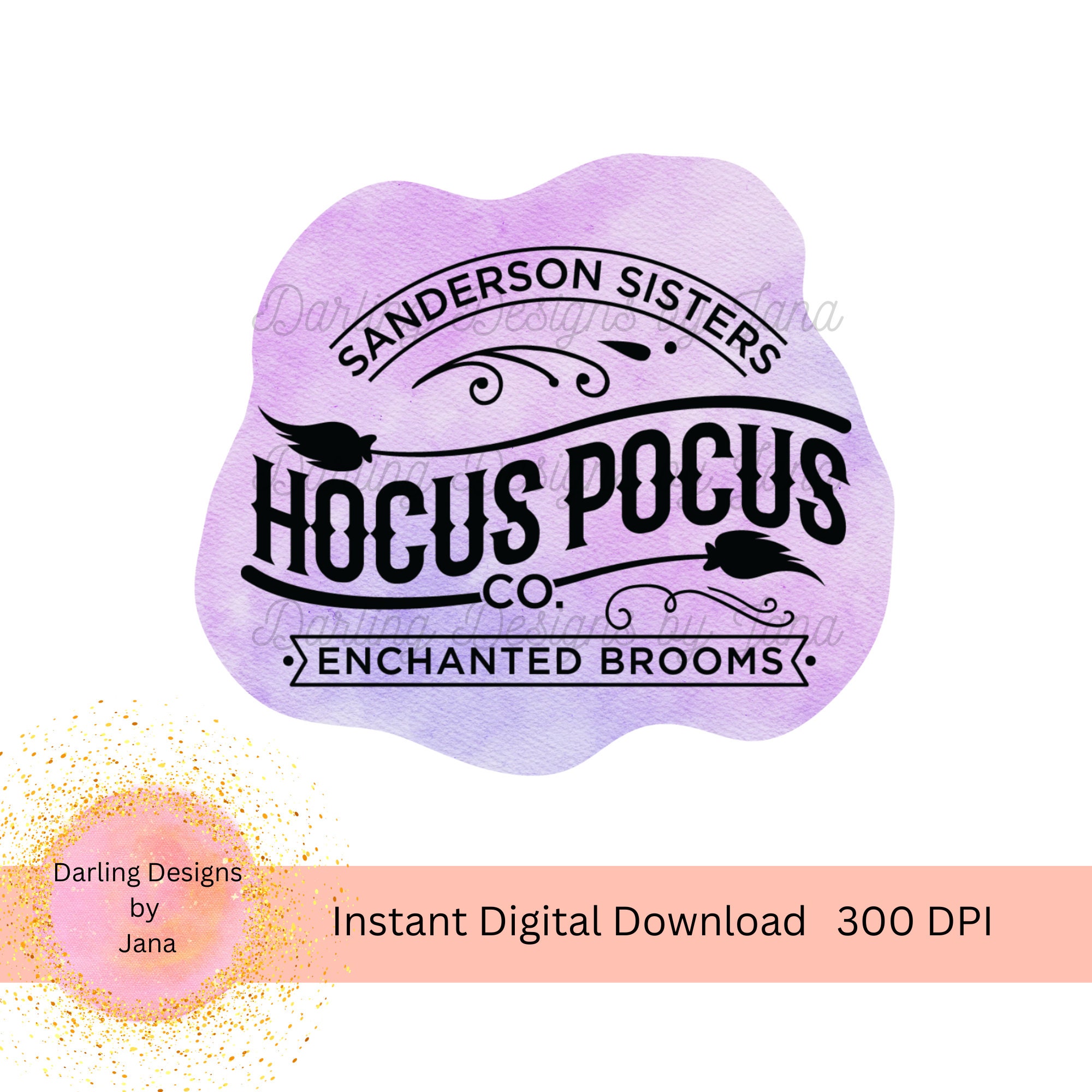 Hocus Pocus PNG, Halloween Printable, Instant Digital Download ...