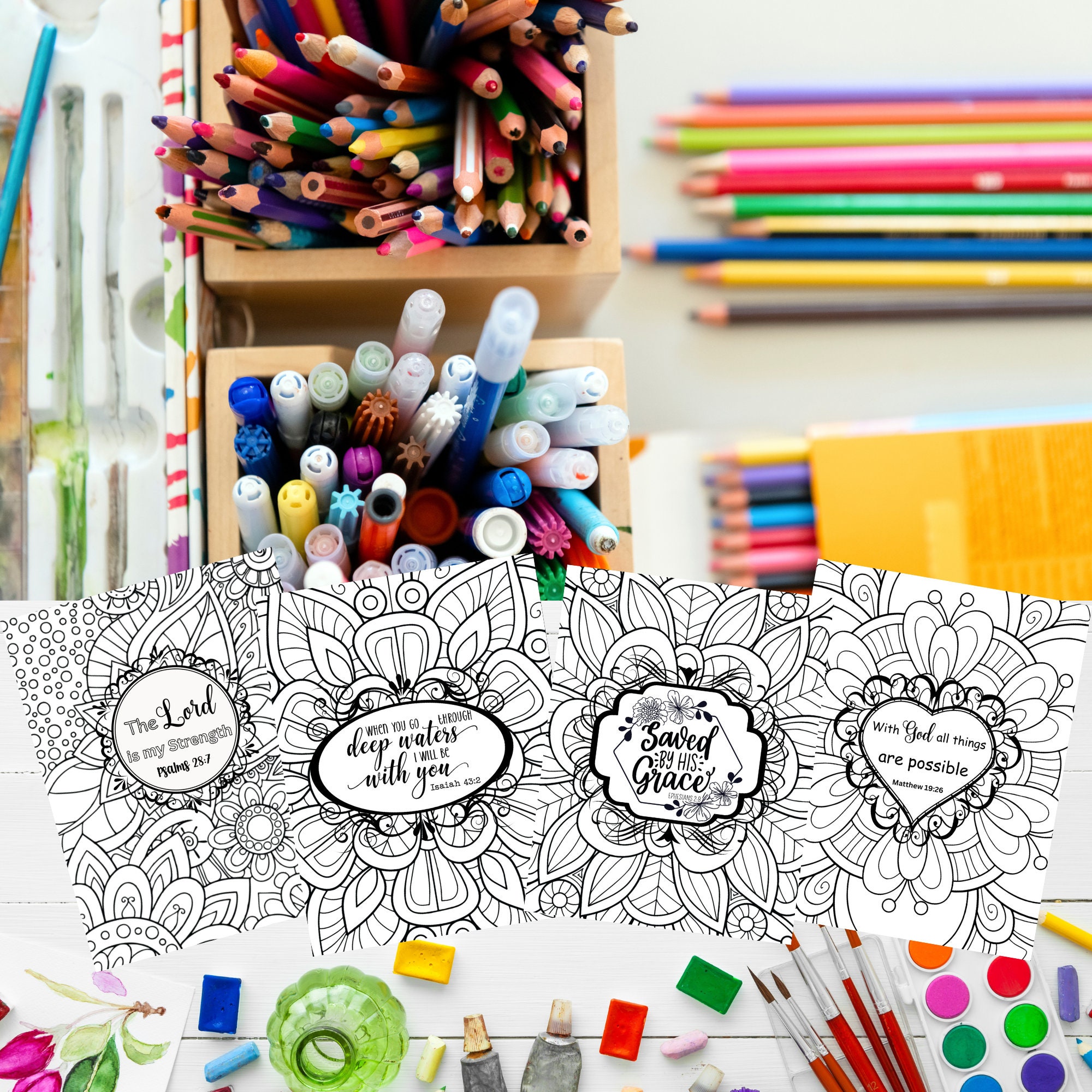 Coloring the Words of God Coloring Pages, 50 Coloring Pages Printable ...