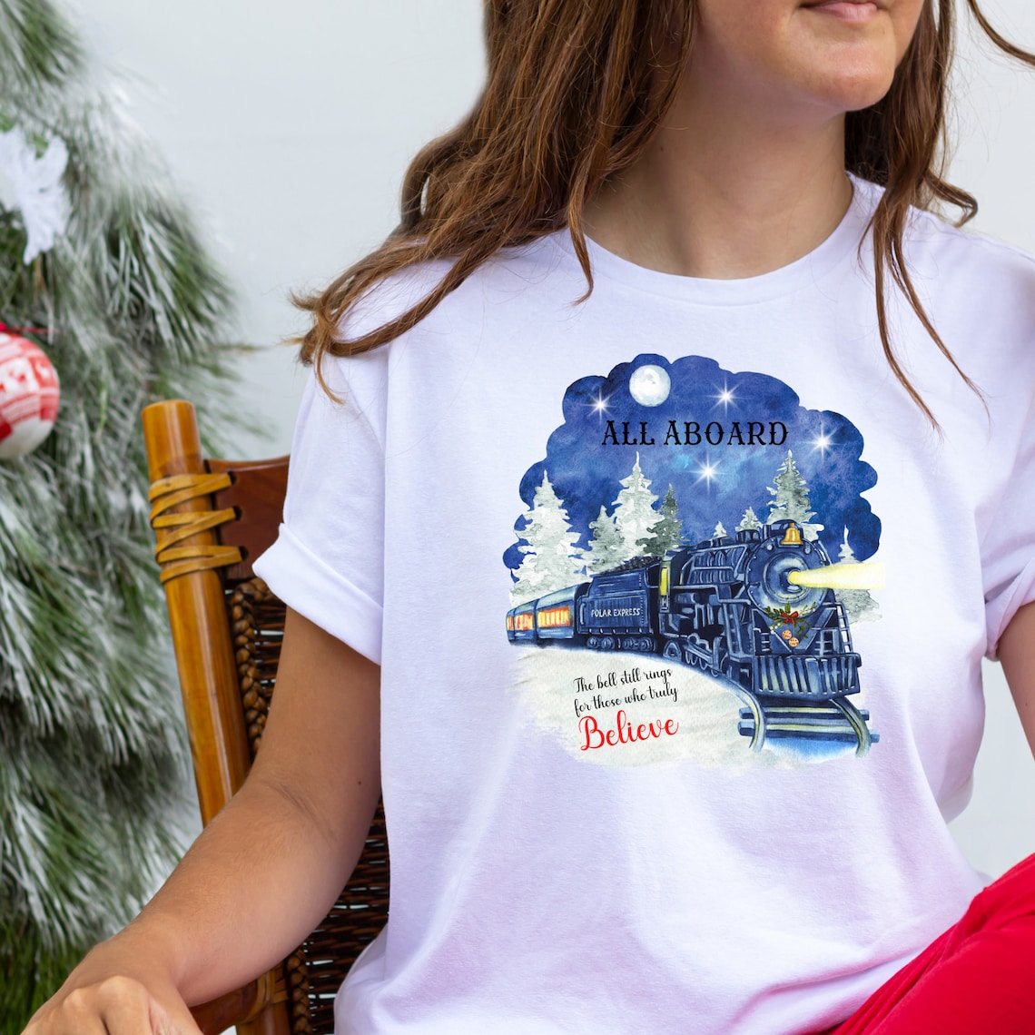 All Aboard the Polar Express With and Without Words PNG - Etsy