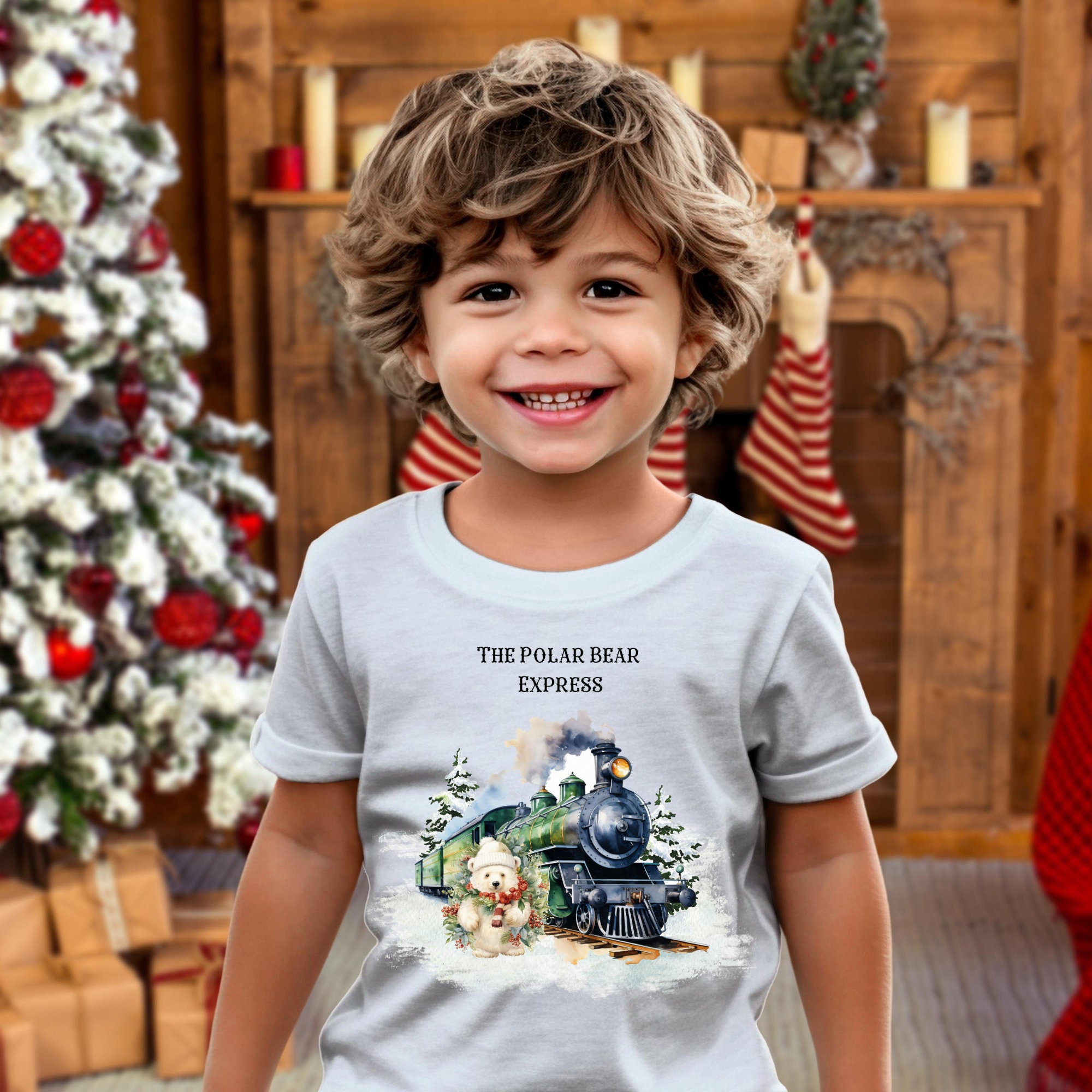 The Polar Bear Express PNG, Christmas Train, Christmas Printable ...