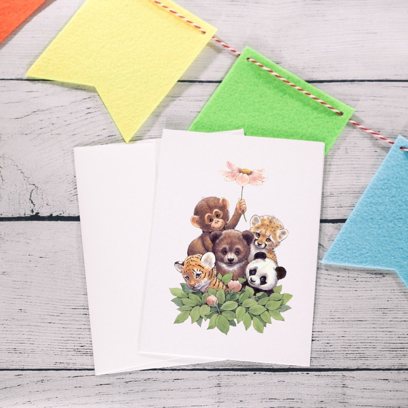 Cute Baby Safari/jungle Animals PNG, Without Words, Instant Digital ...