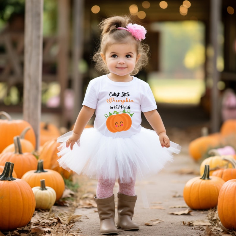 Cutest Little Pumpkin in the Patch PNG, Hallowen, Fall Printable ...