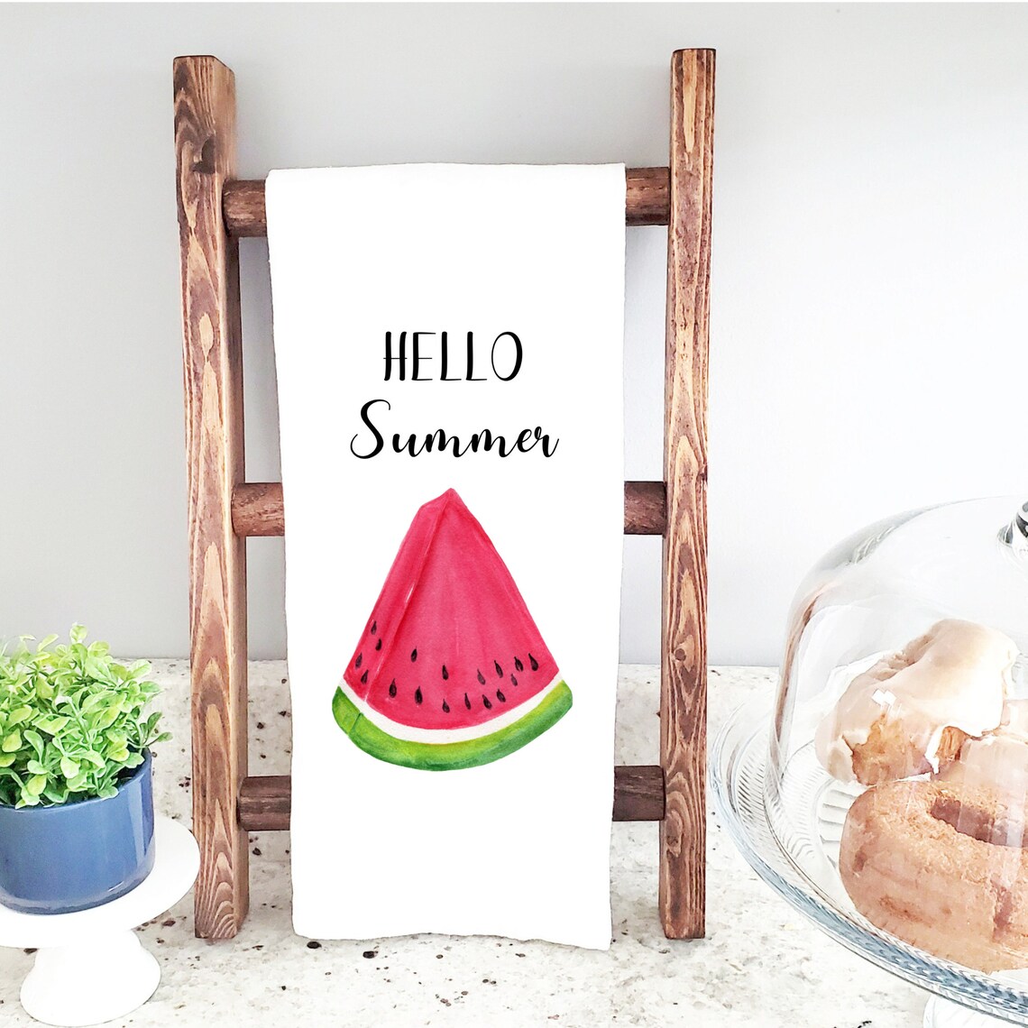 Hello Summer Watermelon PNG Summer Printable Instant Digital - Etsy