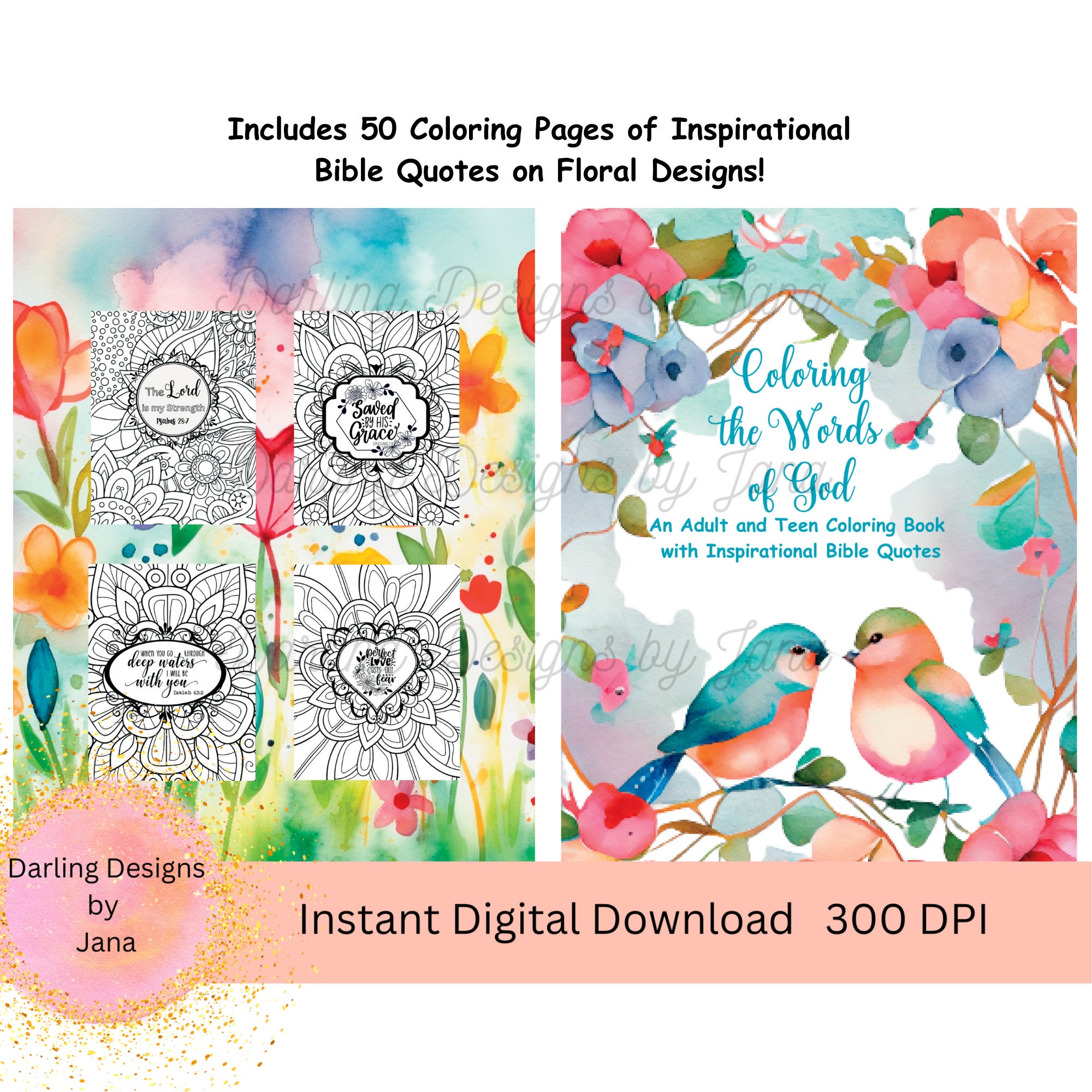 Coloring the Words of God Coloring Pages, 50 Coloring Pages Printable ...