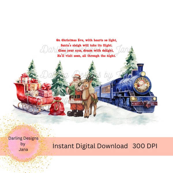 All Aboard, the Polar Express, With and Without Words PNG, Truly ...