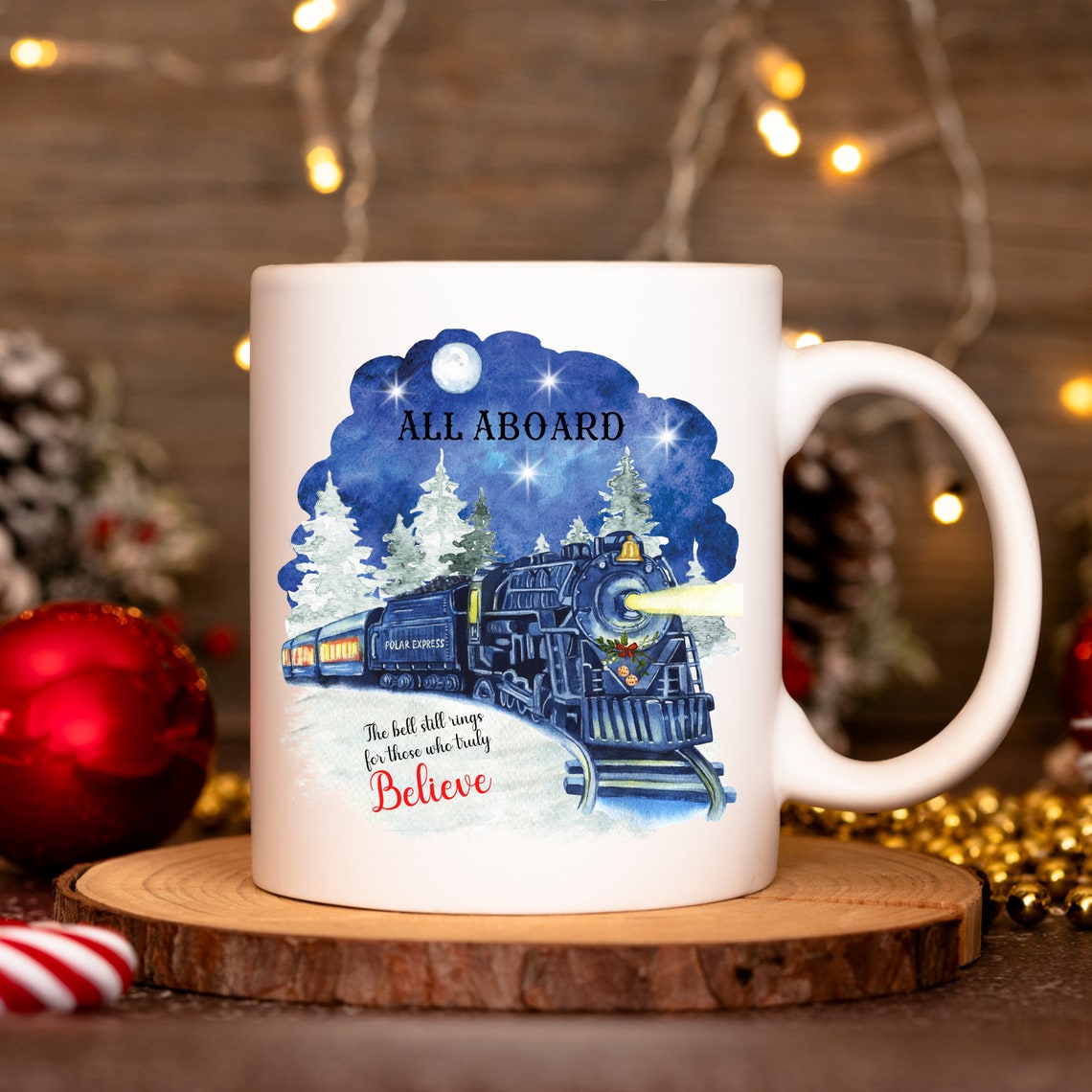 All Aboard the Polar Express With and Without Words PNG - Etsy