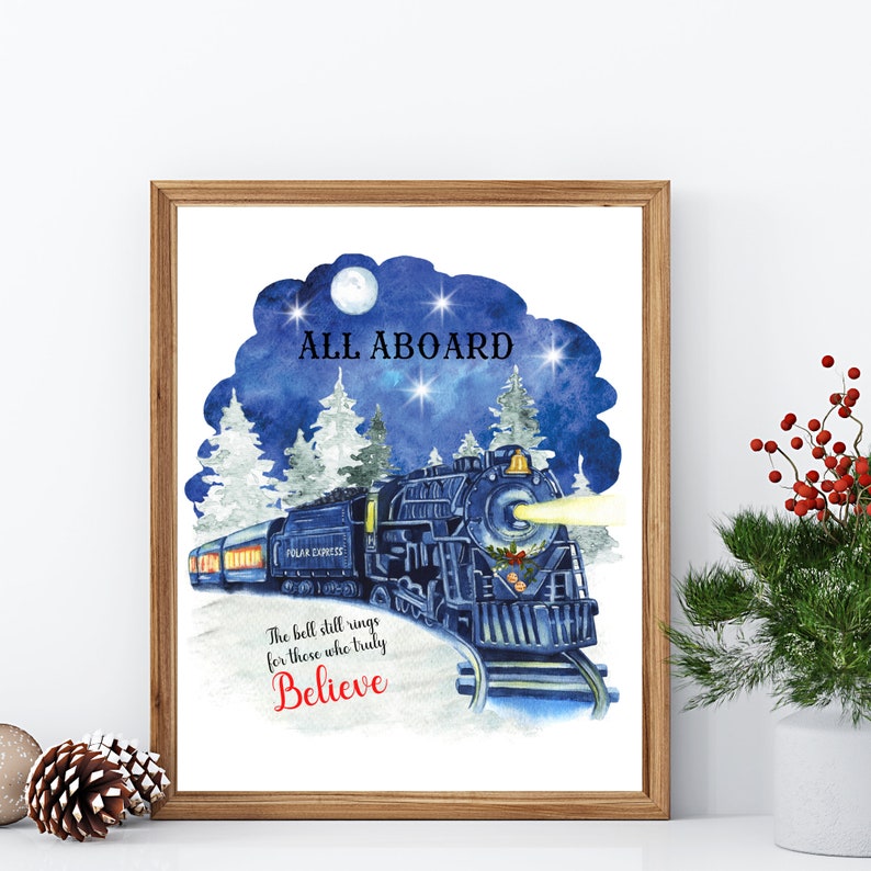 All Aboard, the Polar Express, With and Without Words PNG, Truly ...