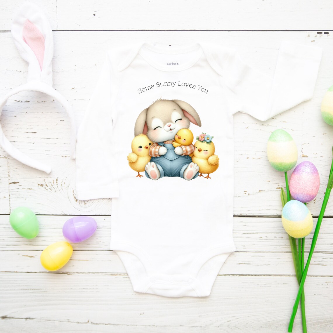 Some Bunny Loves You PNG, Instant Digital Download, Template for ...