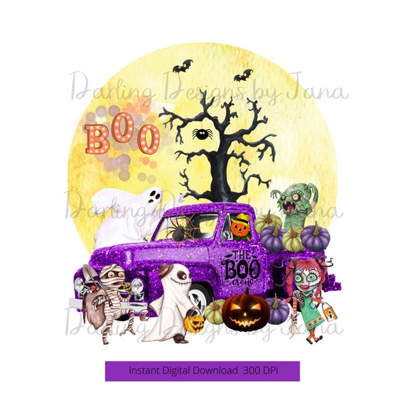 The Boo Crew PNG Halloween Printable Instant Digital - Etsy