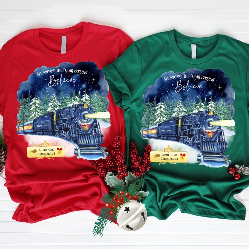 All Aboard the Polar Express, Believe PNG, Instant Digital Download ...
