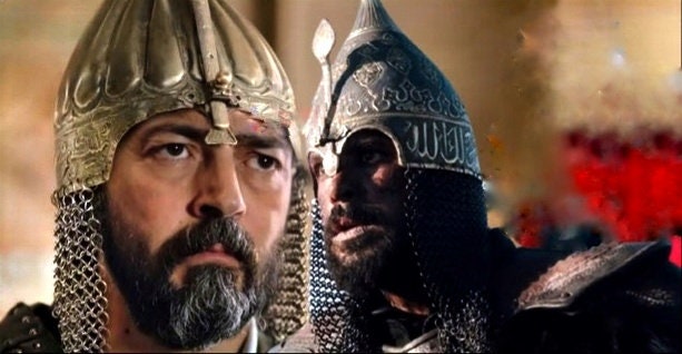 Alparslan Biggest Seljuk Empire Helmet , on the Helmet Write Sura Fatih ...
