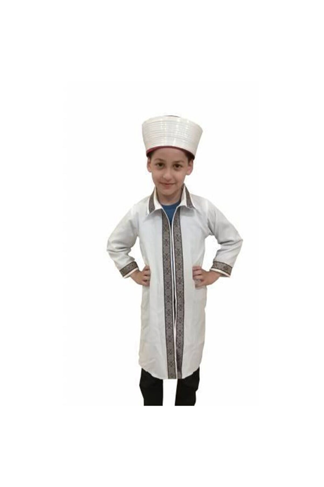 Occupational Costume Imam Robe Headpiece, Children Boy Mosque's İmams ...