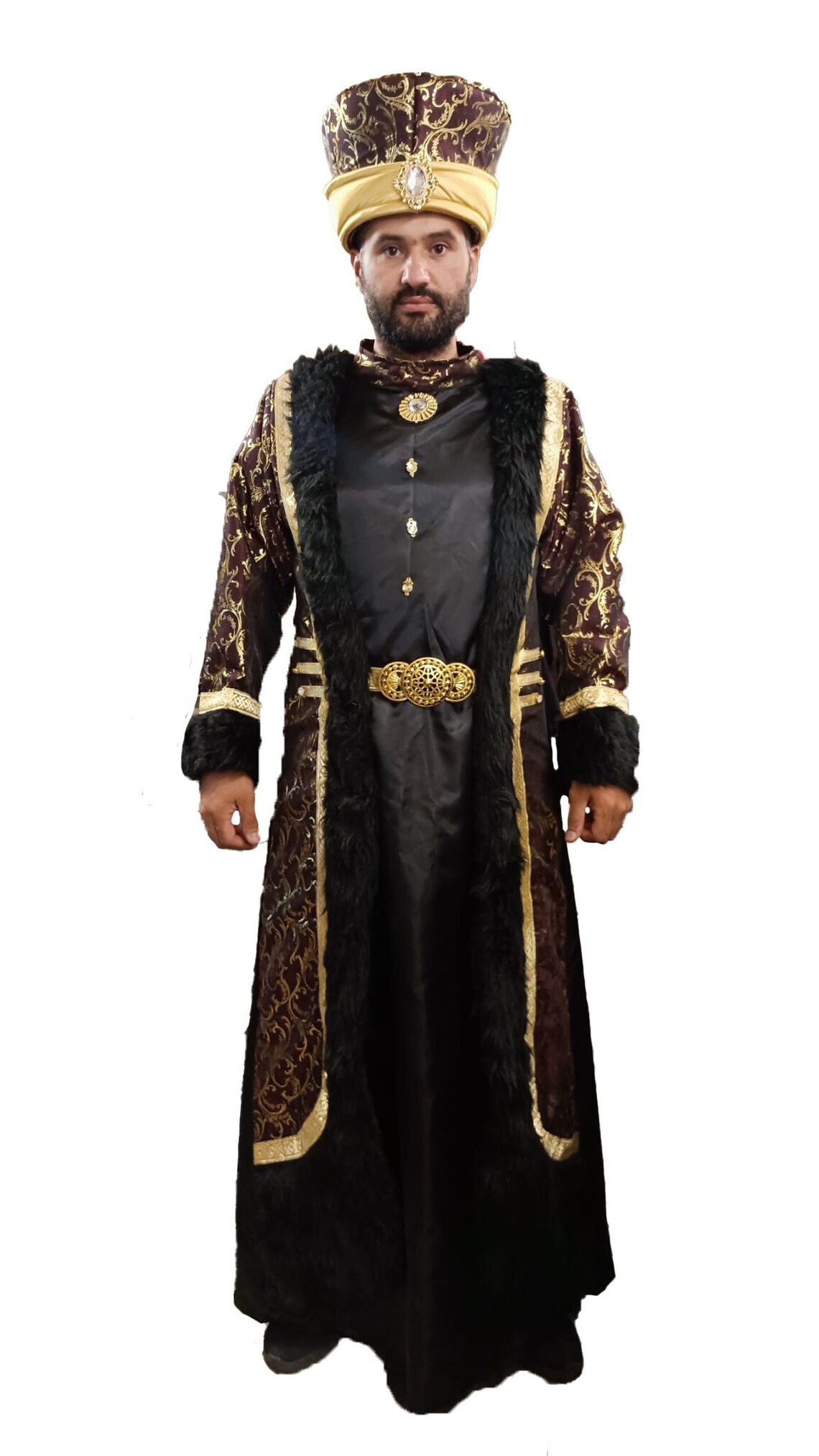 İbrahim Phasa Costume Vezier Outfit Black Color - Etsy