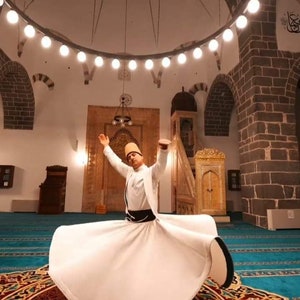 Sufi Dervish Dress , Semazen Dress , Mevlana Rumi Trance Music Costum ...