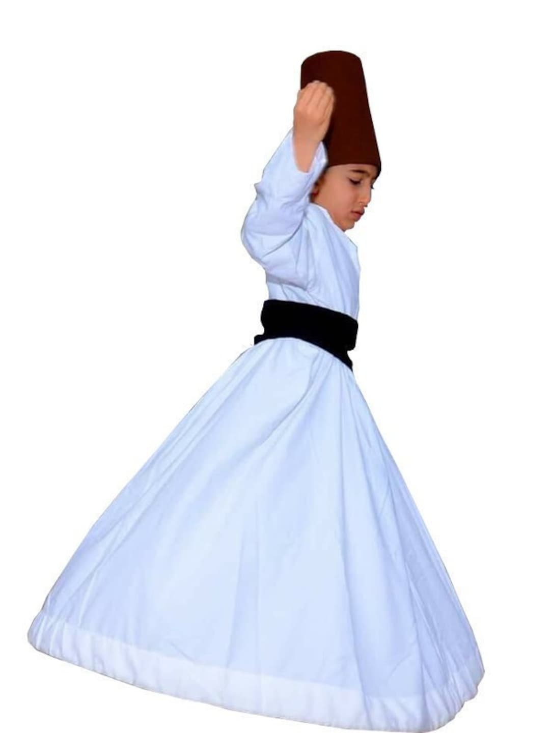 Whirling Dervish Semazen Dress Ottoman Sophie Mevlan Costume - Etsy