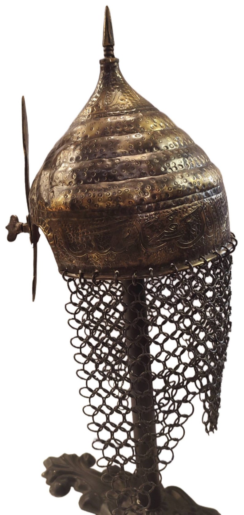 Alparslan Biggest Seljuk Empire Helmet , on the Helmet Write Sura Fatih ...