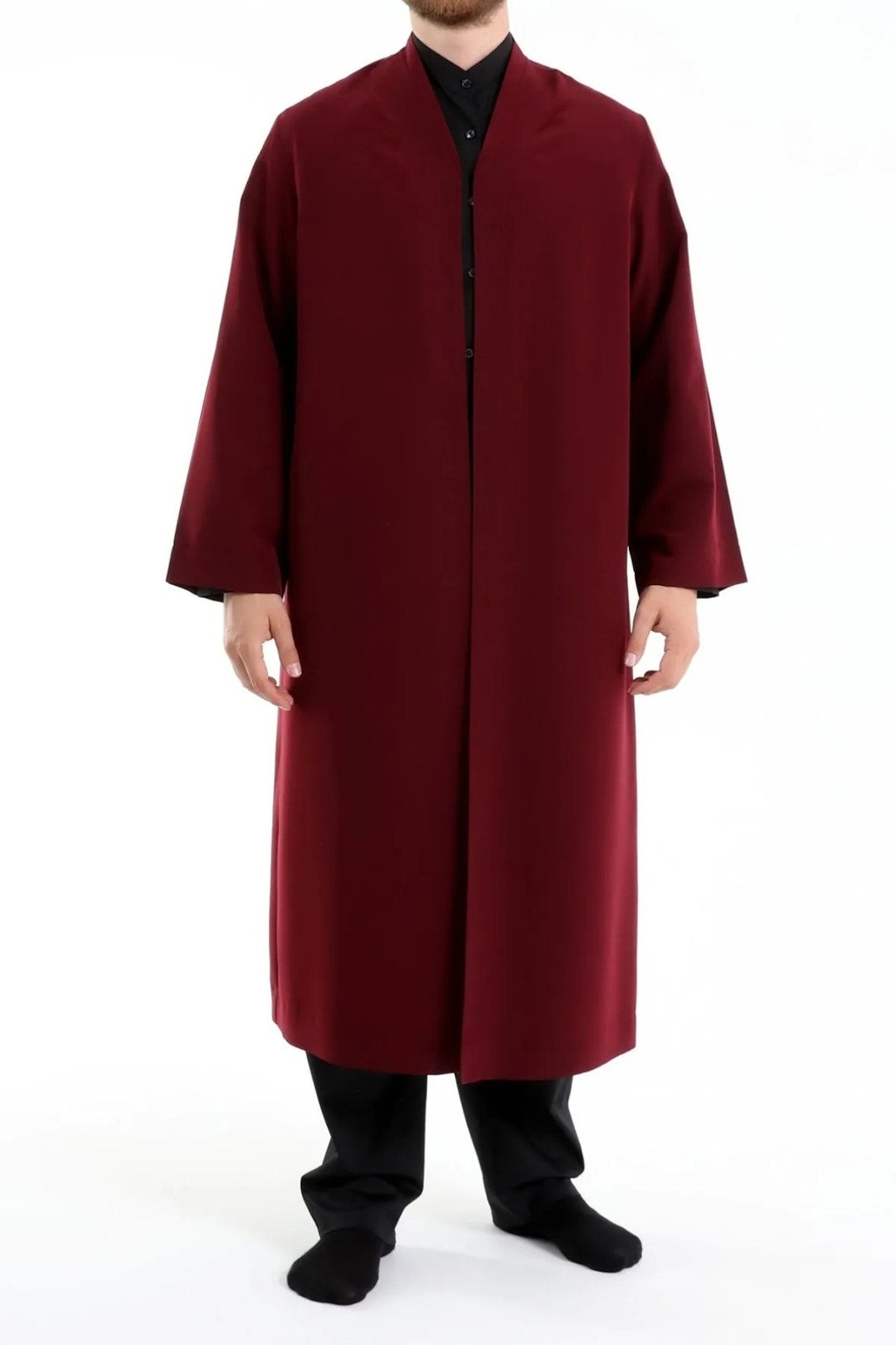 Ihya Men's Slim Prayer Robe Muslim Prayer Costume - Etsy