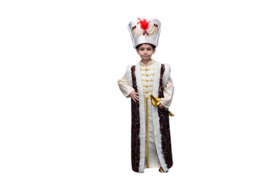 Sultan's Child Costume Sultan's Clothes Prince's Dresses Ottoman Dress ...
