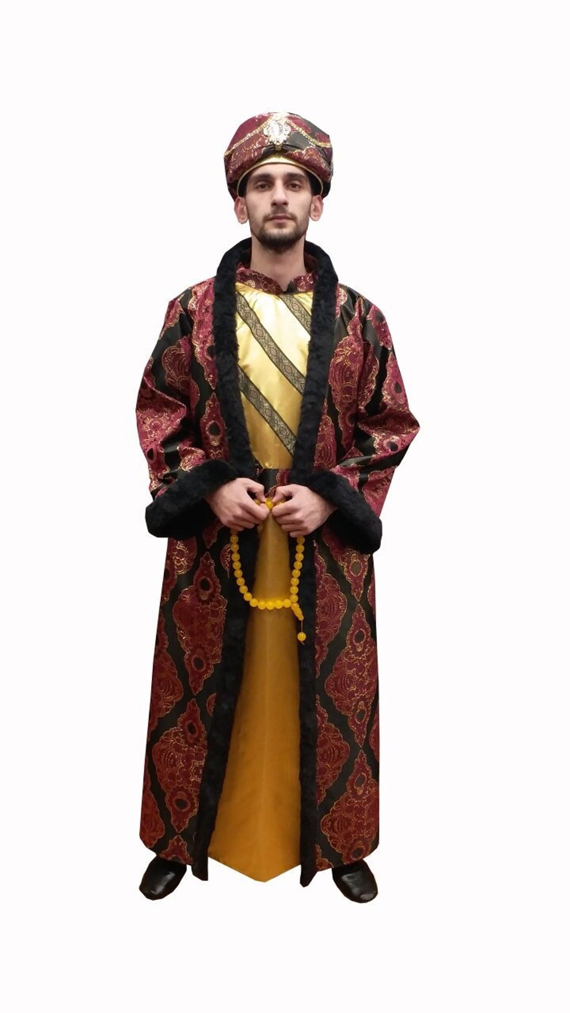 Vizier Costume Queen Dress Ottoman Costume Turkish Traditional Outfit ...