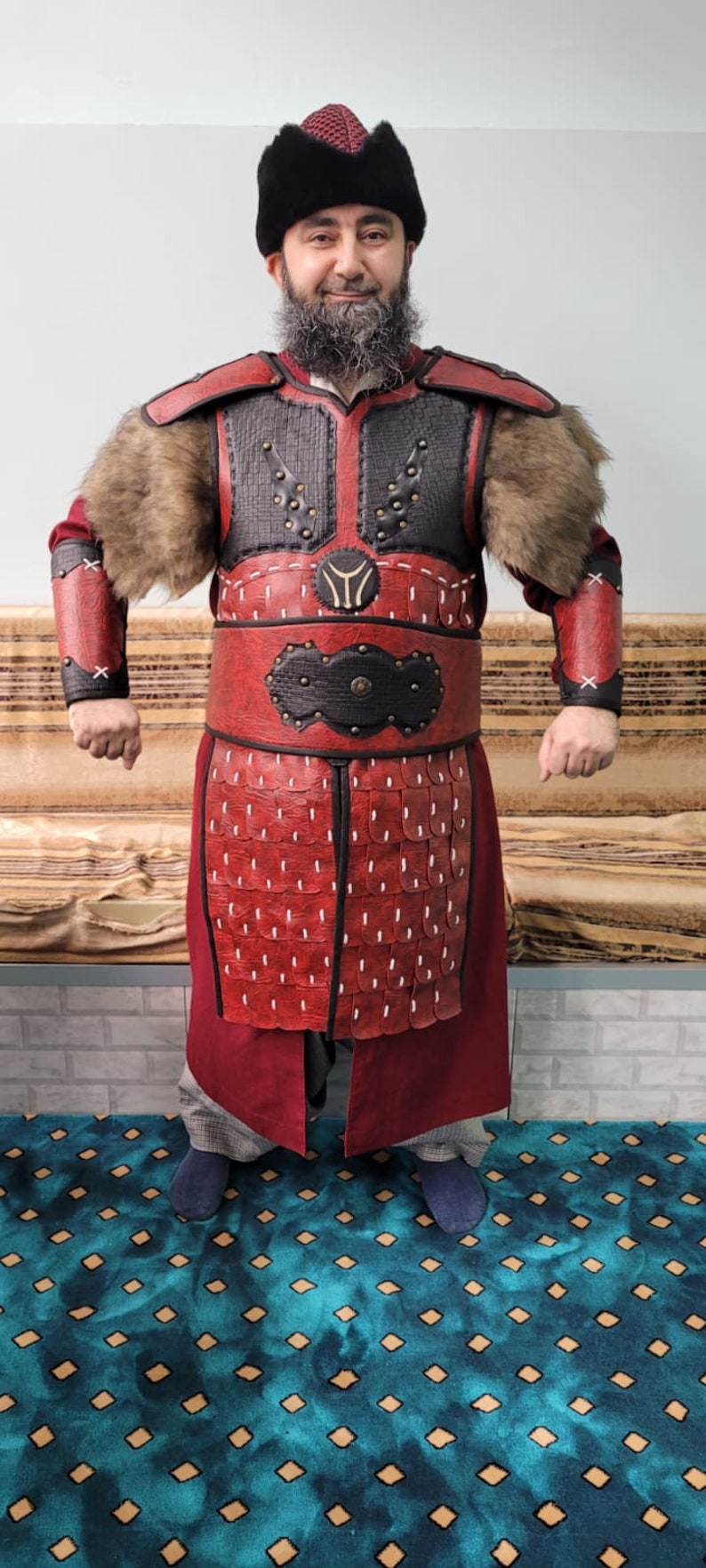 Red Armour , Leather Armour ,archery Man Armour Artugrul Bay Armour ...