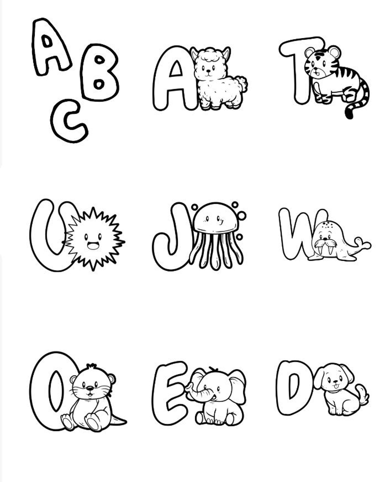 Alphabet Tracing Worksheets for Preschool Letters and Numbers Trace ...