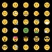 Retro Unique Smily Face Gifts Smiley Face Cute Emojis Stickers for ...
